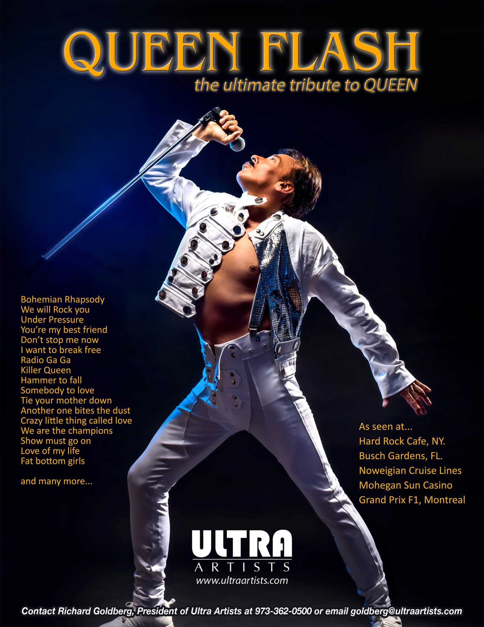 Marketing Material for Queen Flash